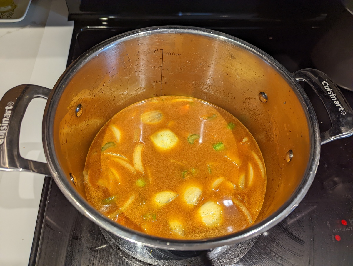 Tunisian Soup Recipe with Chicken and Vegetables